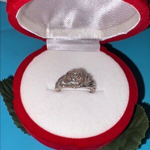 Avon | Jewelry | Avon Rose Ring Sterling Silver Marked 925 A Size 5 ...